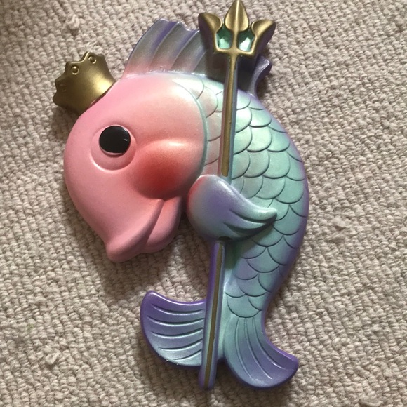 Vintage | Art | 976 Miller Studio Vintage Chalkware King Triton Fish ...